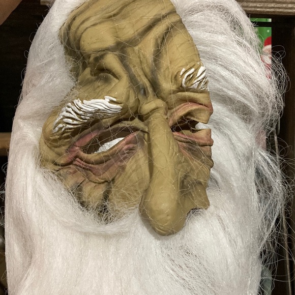 Other | Nwt Halloween Old Wizard Mask With Long White Beard | Poshmark